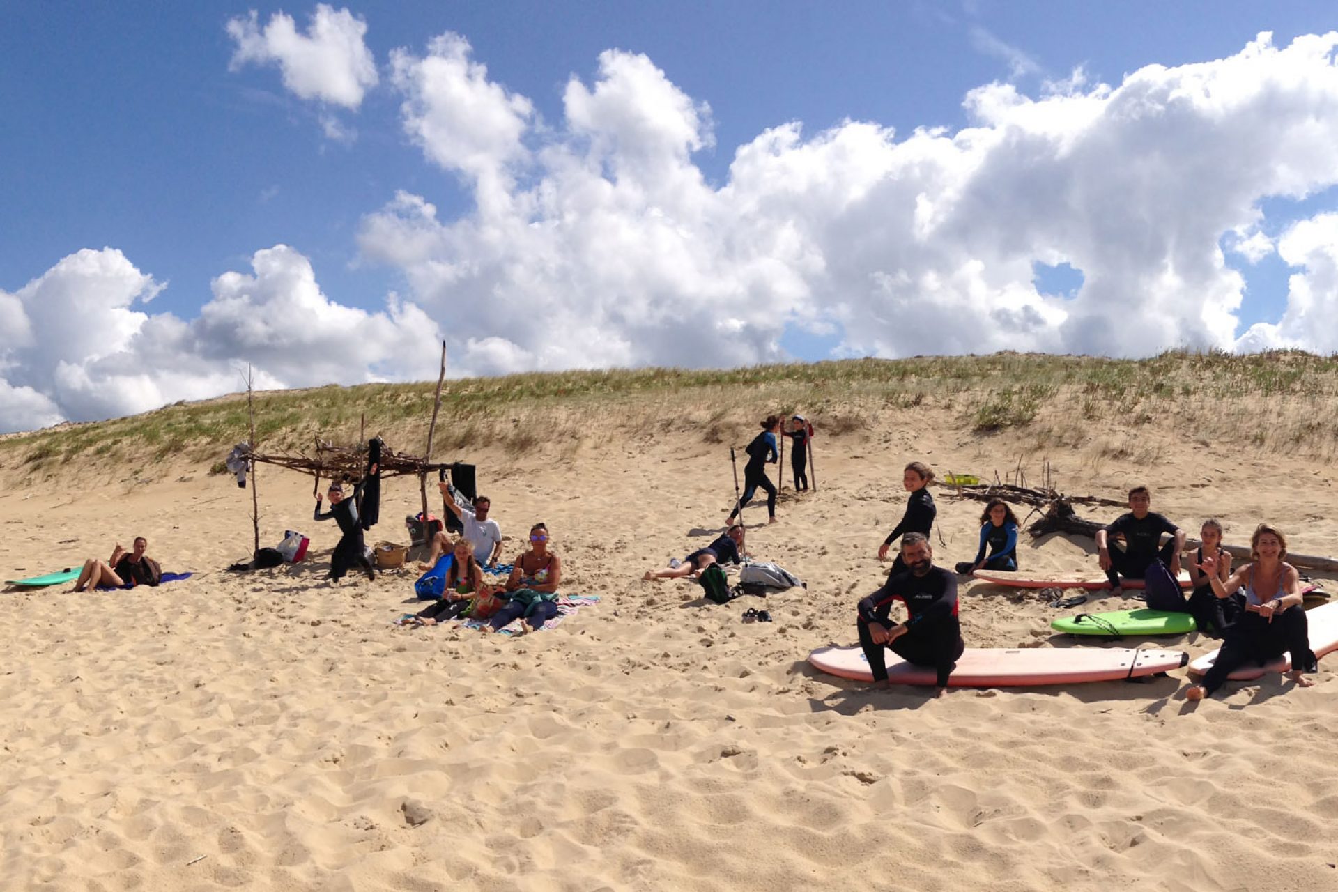 Nature Surf camp : Stages de Surf avec hébergement dans les Landes